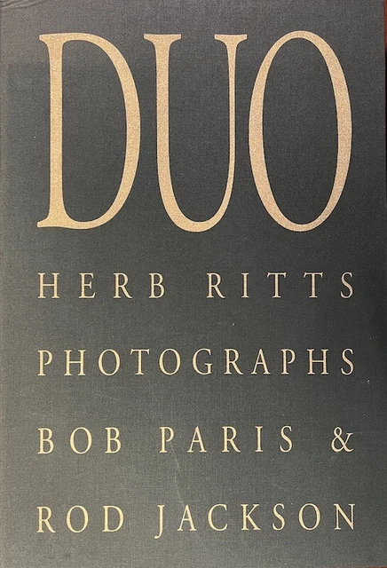 &DUO: PHOTOGRAPHS OF Bob Paris and Rod Jackson" by Herb Ritts, Lim Ed ...