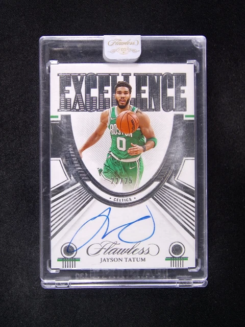 2021-22 PANINI IMPECCABLE Jayson Tatum Celtics Excellence Auto /25 EUR ...