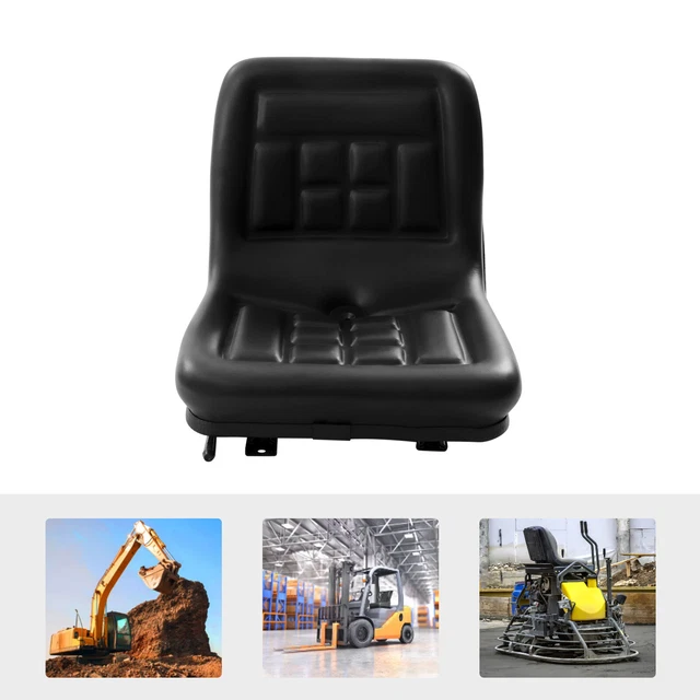 UNIVERSAL LAWN TRACTOR Forklift Seat High Back Mower Seat Waterproof ...