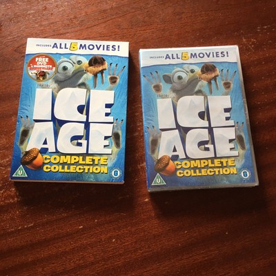 ICE AGE COMPLETE Collection (5 Movies) - DVD UK Factory Sealed! + SLIP ...