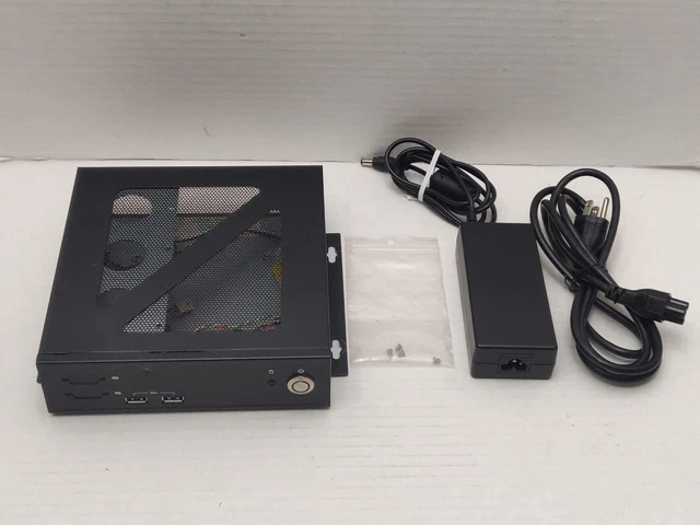 COMPACT WALL MOUNTABLE Mini ITX PC Case w/ Pico PSU HDD Bracket 40mm ...