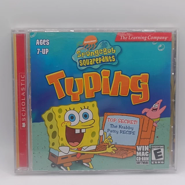 SPONGEBOB SQUAREPANTS TYPING (PC Windows Mac CD, 2004) Complete $9.79 ...