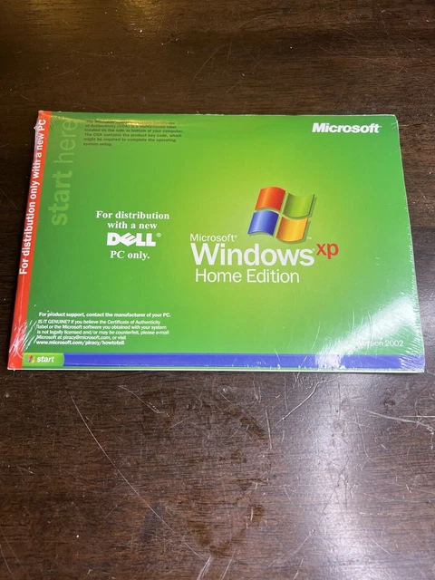 CD DE RÉINSTALLATION Dell Microsoft Windows XP Édition Familiale ...