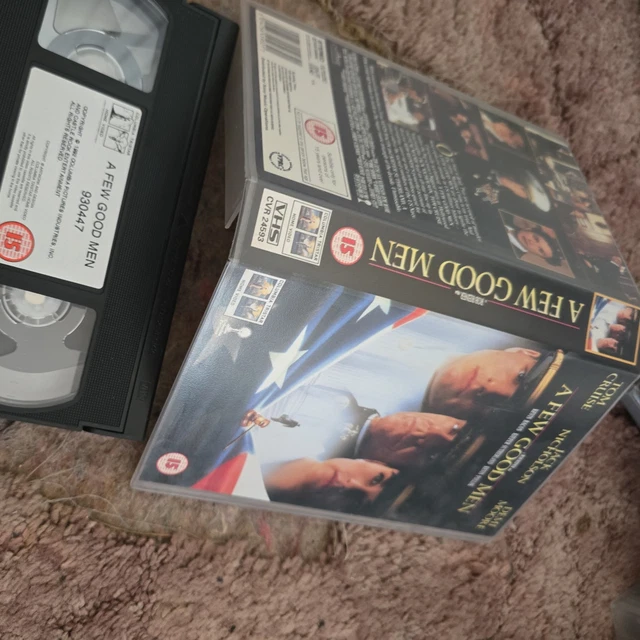 A FEW GOOD Men VHS Video Movie 1992 Tom Cruise Jack Nicholson Demi ...