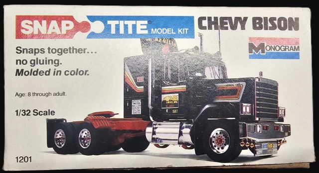 MONOGRAMM CHEVY BISON Truck Lkw Modellbausatz Spur I in 1:32 Rar Selten ...