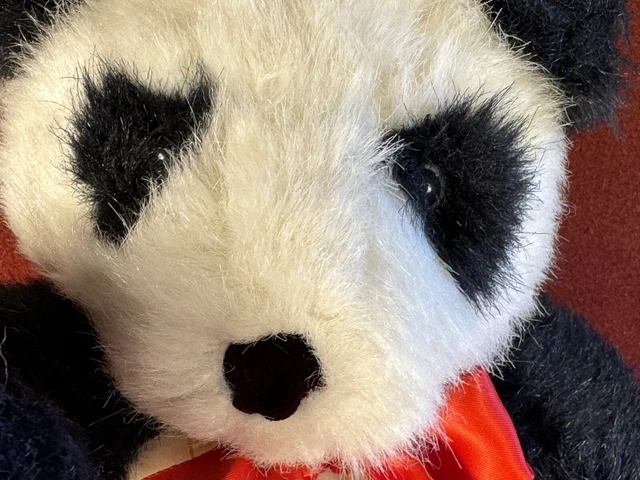 VTG 1987 PANDA ~ I Ching ~ Plush 12” North American Bear Company Tags ...