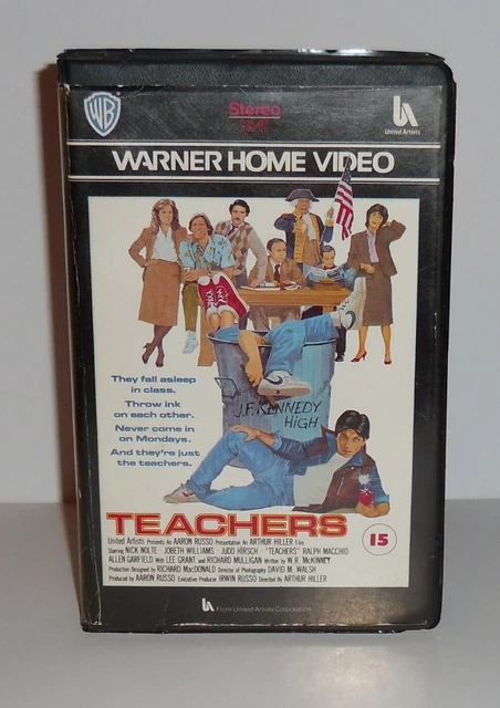 TEACHERS WARNER BIG Box Ex-Rental VHS Video 1985 (Nick Nolte / Ralph ...