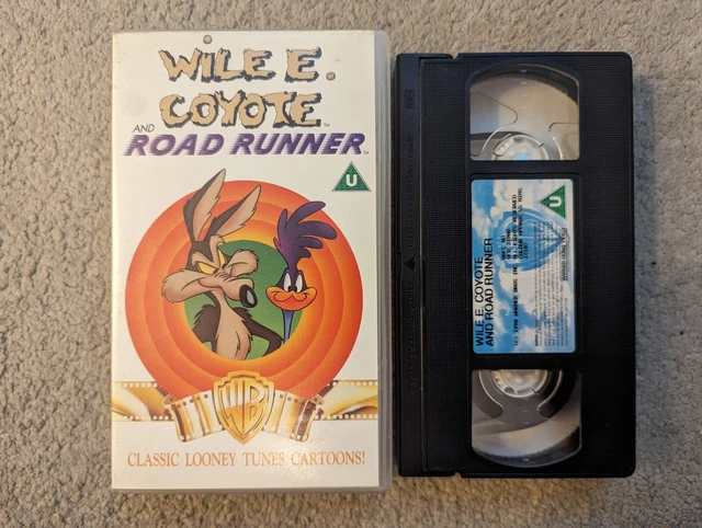 WHILE E COYOTE Road Runner VHS Video PAL Looney Tunes £4.99 - PicClick UK