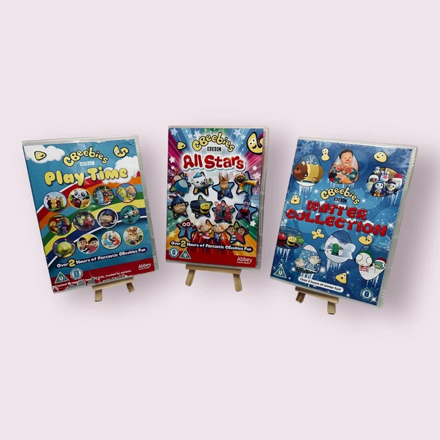 CBEEBIES DVD BUNDLE x 3 Playtime Winter Collection All Stars R2 Region ...