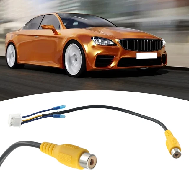 CABLE ADAPTOR BACKUP Camera Backup Camera Cable Connector RCA Reversing ...