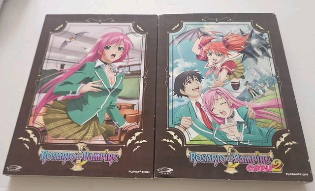 ROSARIO VAMPIRE COMPLETE Series Season 1+Capu 2 DVD Set, English Anime ...