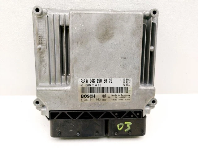 2004 MERCEDES C Class Ecu Engine Control Unit Module A6461503079 W203 ...
