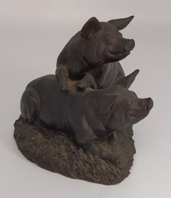 HEREDITIES COLD CAST BRONZE PIGLETS by A MASLANKOWSKI £14.99 - PicClick UK
