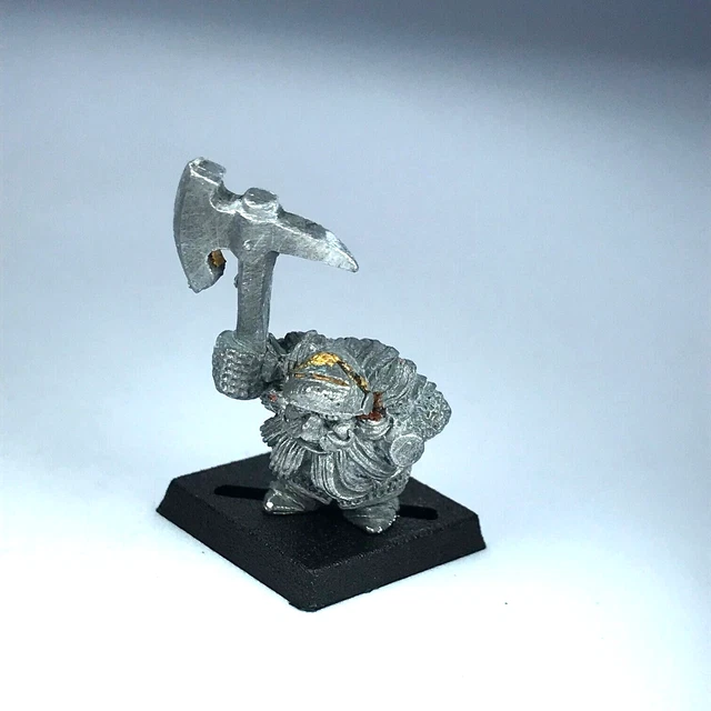 CLASSIC DWARF ARMOURED Warrior with Axe - Warhammer Citadel Fantasy ...