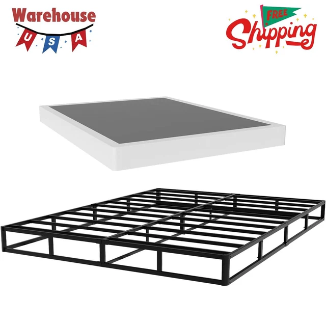 5 INCH QUEEN Box Spring, Low Profile Queen Size Box Spring Only $80.59 ...