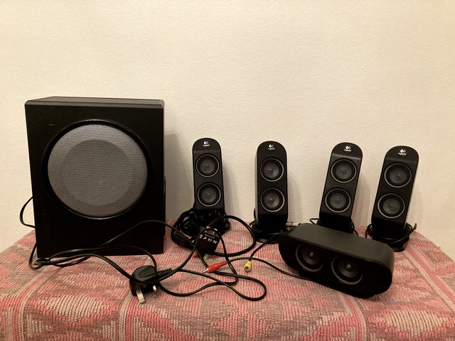 LOGITECH X-530 SPEAKER System, 5.1 Surround Sound, 70 watts £13.72 ...
