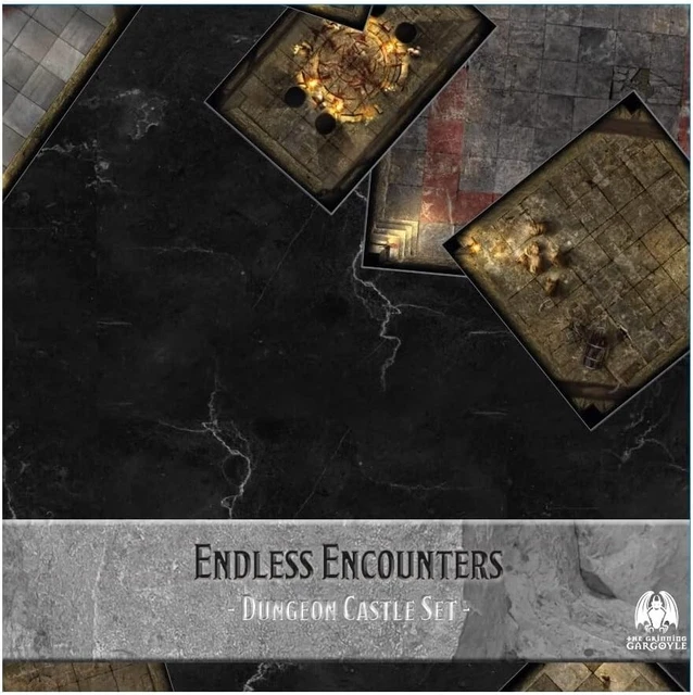 DND DUNGEON TILES D&D Dungeon Tile Set Floor Plans Battle Map Dungeons ...