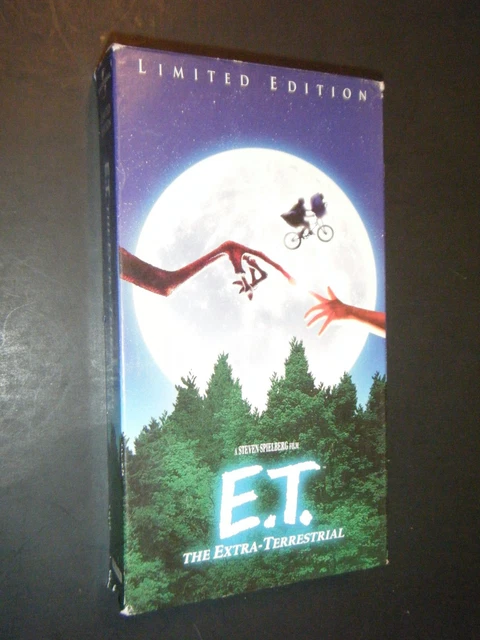 E.T. THE EXTRA-TERRESTRIAL Limited Edition VHS Steven Spielberg 2002 ...