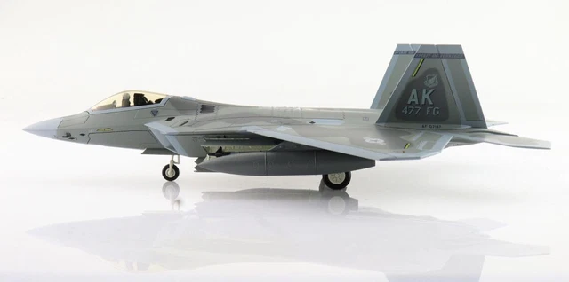 HOBBY MASTER 1/72 HA2824 F-22A Raptor 477th FG AK ""Spirit of Tuskegee ...