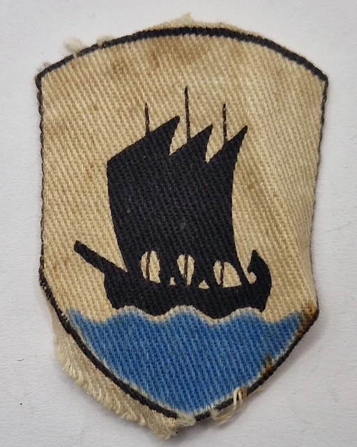 ORIGINAL WW2 BRITISH Army Tripolitania District Formation Sign Printed ...