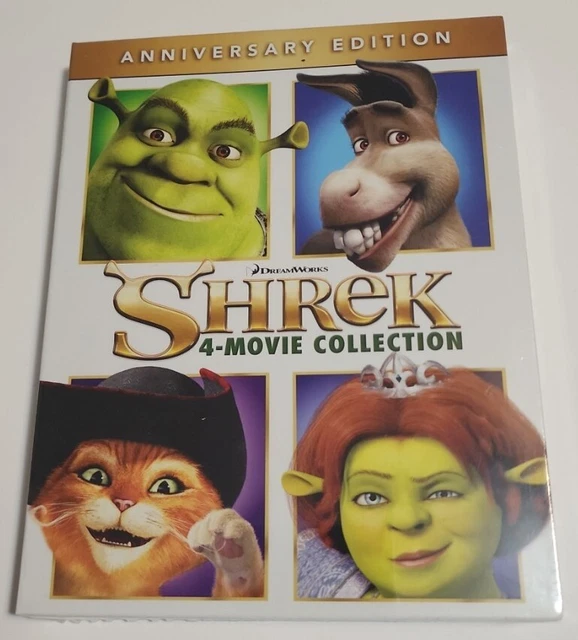 SHREK 1-4 MOVIE Collection (Blu-ray Box Set) Anniversary ED Complete ...