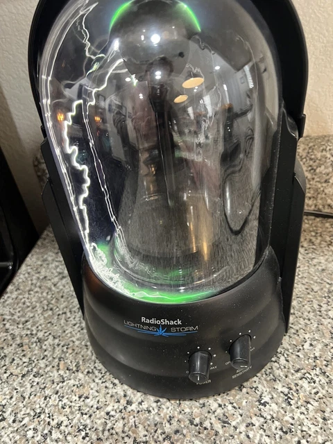 VINTAGE RADIO SHACK Lightning Storm Plasma Light Includes Back Cover ...