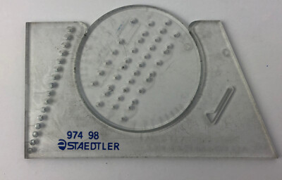 STAEDTLER 974 98 Ames Lettering Guide Precision Drawing Drafting Tool ...