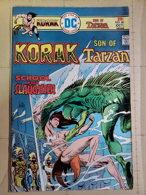 DC COMICS KORAK Son of Tarzan #59 October 1975 - School for Slaughter ...