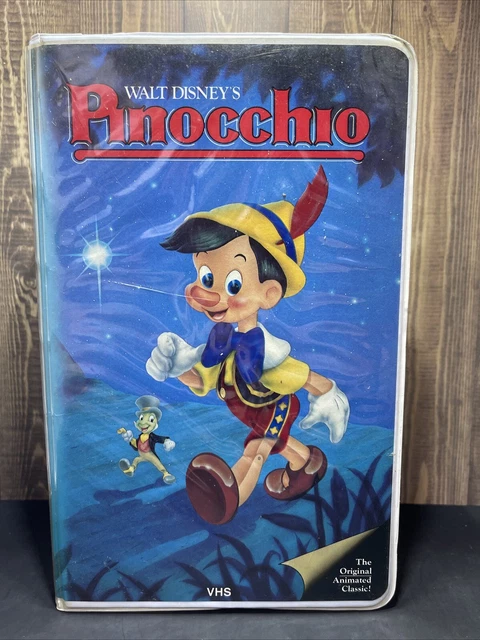 WALT DISNEY PINOCCHIO VHS Black Diamond The Classics Edition Vintage £4 ...
