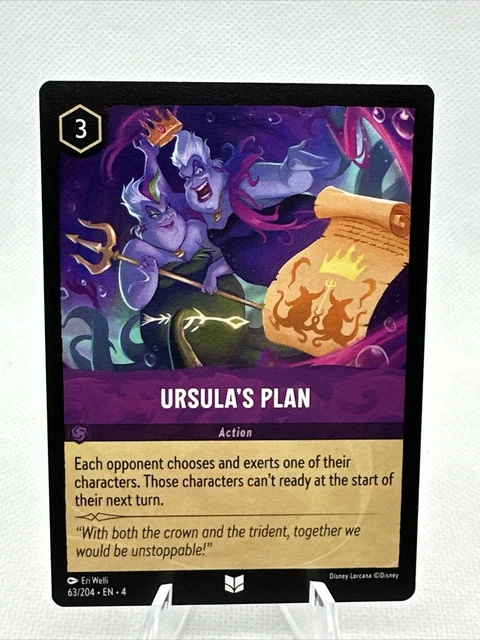 DISNEY LORCANA - Le retour d'Ursula - Le plan d'Ursula - 63/204 EUR 2 ...