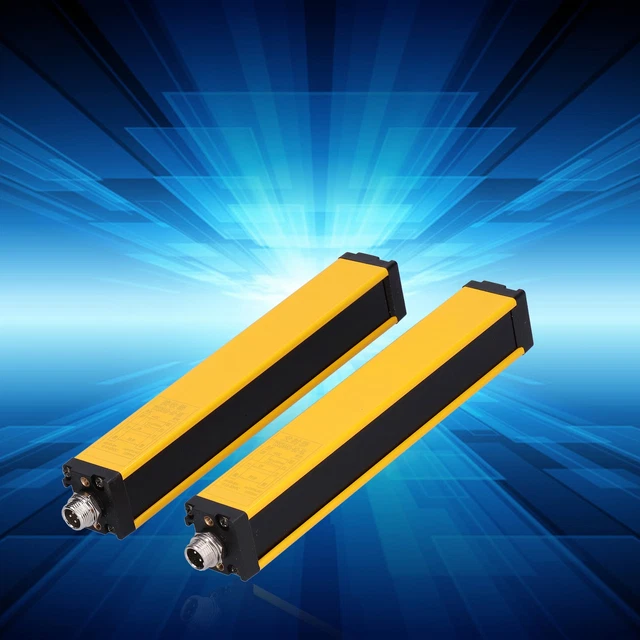 SAFETY LIGHT CURTAIN Infrared Protection Sensor Device NPN NO Mounting ...