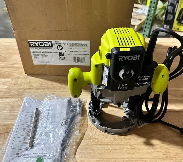 10 AMP 2 HP Plunge Base Corded Router by RYOBI $127.99 - PicClick