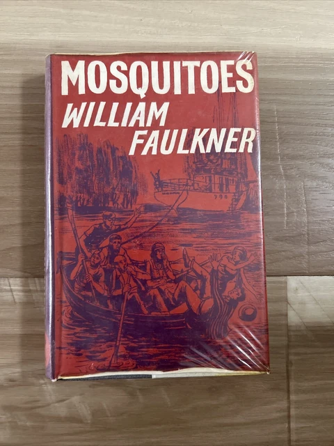 WILLIAM FAULKNER / MOSQUITOES 1964 HCDJ chattos&windus Published GREEAT ...