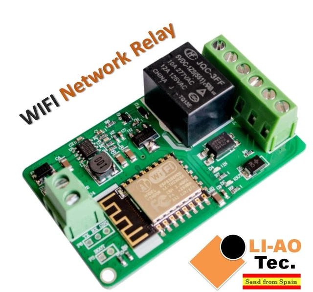 ESP8266 10A 220V Network Relay WiFi Module Input DC 7V~30V EUR 8,69 - PicClick FR