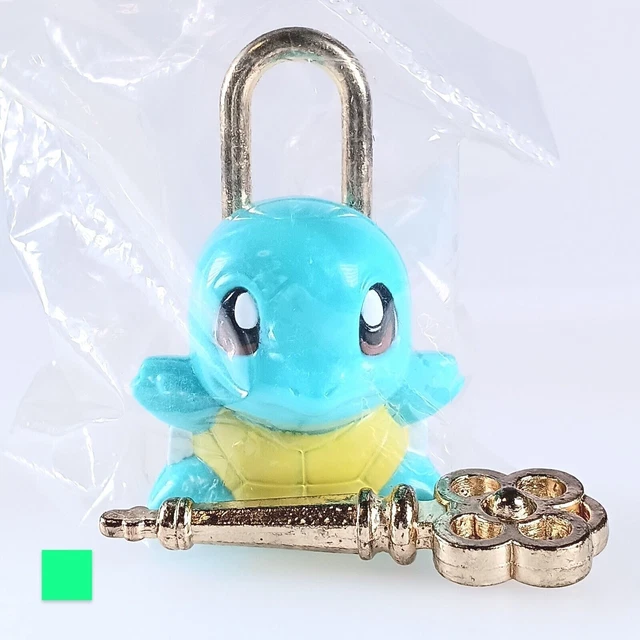 SQUIRTLE POKEMON PADLOCK Mini Figure Japanese Nintendo From Japan F/S ...