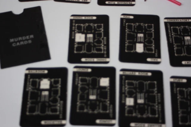 VINTAGE 1965 CLUEDO Board Game By Murfett spare parts weapons cards i25 ...