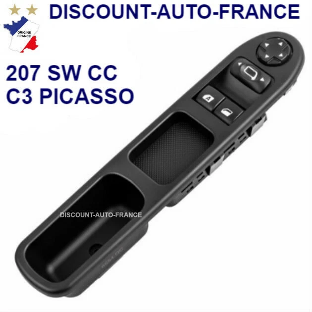 COMMANDE INTERRUPTEUR LEVE Vitre+Retro Peugeot 207 Cc 6554.Qa ...