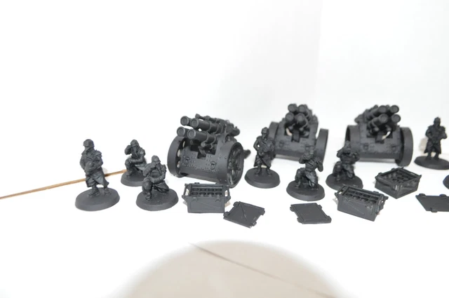 FORGEWORLD DEATH KORPS of Krieg Heavy Quad Launcher Battery, 3 sets ...