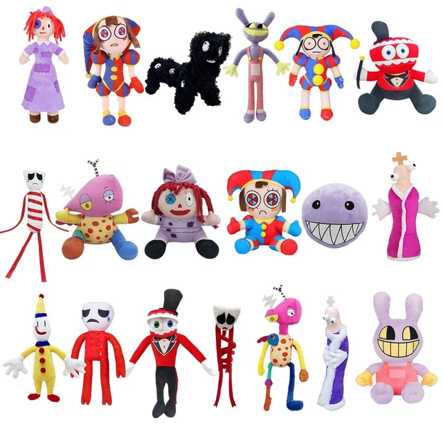 UK THE AMAZING Digital Circus Plush Clown Toy Anime Jax Pomni Soft ...