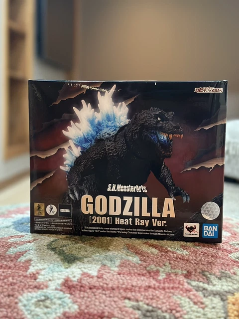 BANDAI S.H.MONSTERARTS GODZILLA 2001 Heat Ray Version Action Figure ...