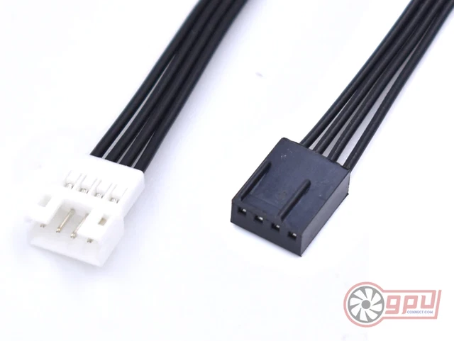 CPU TO GPU Fan Adapter Cable - 4-Pin PWM (Female) to 4-Pin PH2.0 Mini ...