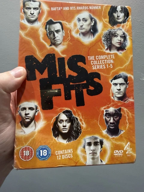 MISFITS COMPLETE COLLECTION Tv Series 1-5 DVD Box Set UK Region 2 New ...