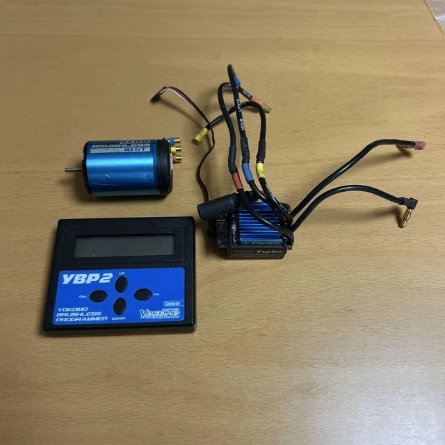 YOKOMO BRUSHLESS AMPLIFIER, Motor, Program Card Set £378.95 - PicClick UK