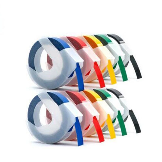 EASY TO USE 3D Label Maker Tape Compatible with For DYMO MOTEX 5 ...