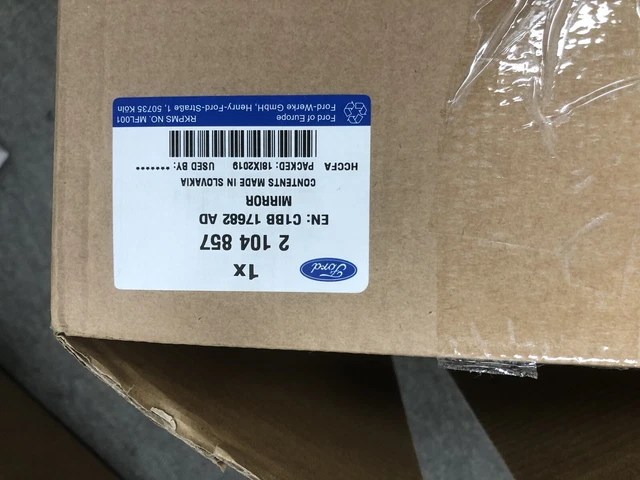 GENUINE FORD FIESTA MK7 Front O/S Right Wing Mirror 2104857 £100.00 ...