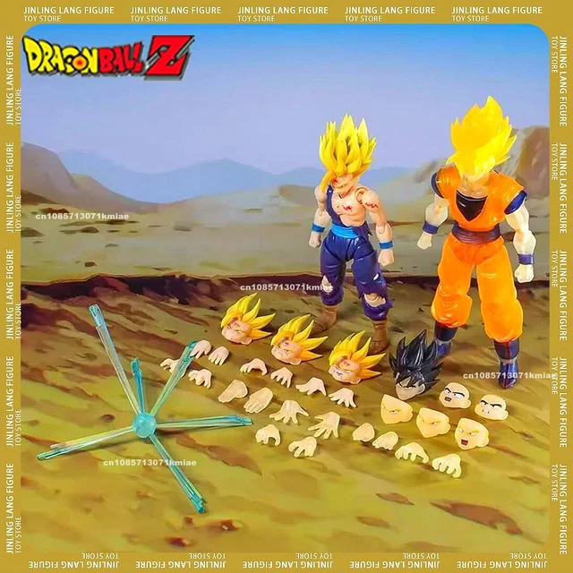 DRAGON BALL SHF Father and Son Gohan Goku Action Figure Demoniacal Fit ...