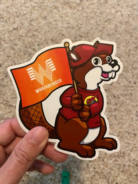BUC-EE’S BUCEES GAS Station - Texas Whataburger Flag Vinyl Sticker $5. ...
