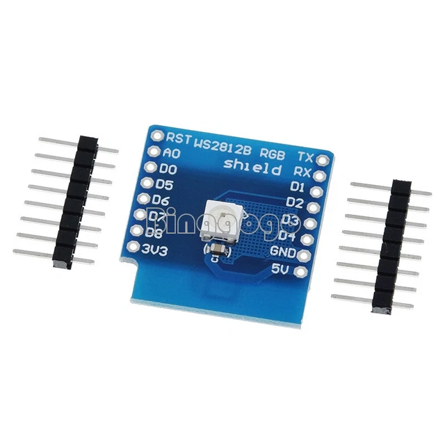 WS2812B RGB WEMOS D1 WIFI Dev ESP8266 Development Kit Board NodeMCU for ...