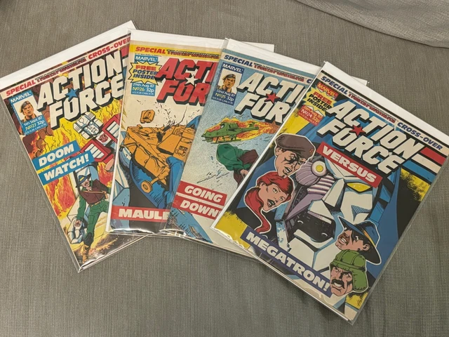 MARVEL UK ACTION Force First Transformers Comic Crossover 1987, # 24 ...