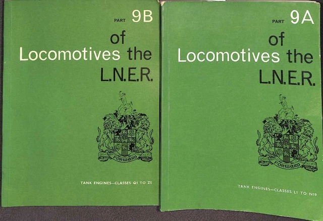 LOCOMOTIVES OF THE LNER - TANK ENGINES CLASSES Q1 to Z5 PART 9B £3.00 ...